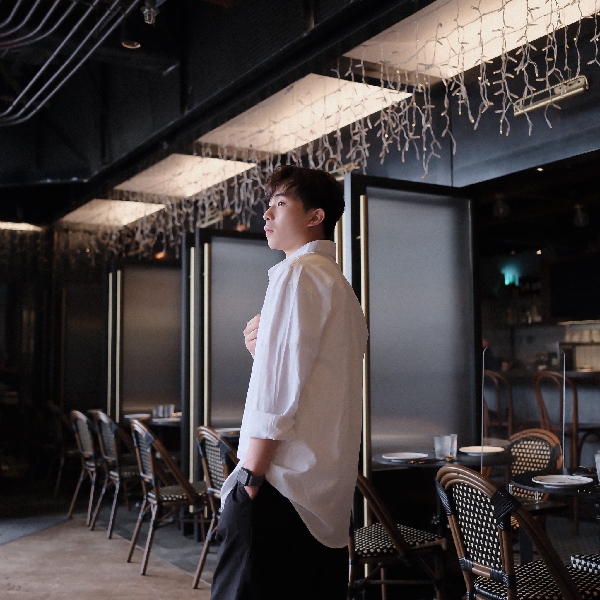 白色日常襯衫 – 179CM.Korea